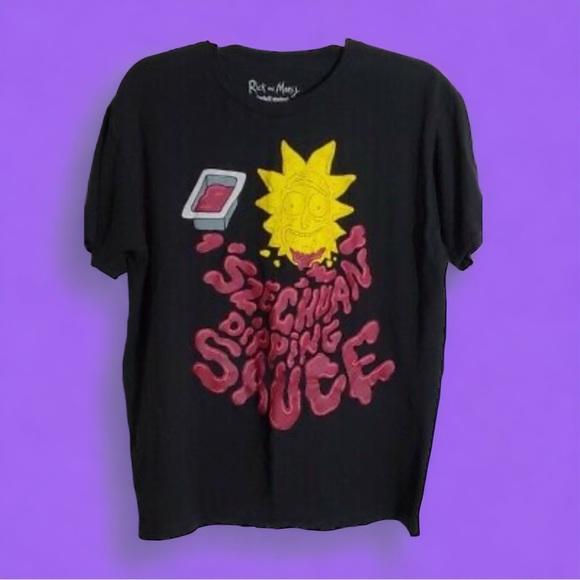 Ripple Junction | Shirts | Rick And Morty Szechuan Dipping Sauce Adult ...